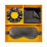 China Custom Luxury Silk Hair Scrunchies and Pillowcase Set Perfect for Your Beauty Routine for sale