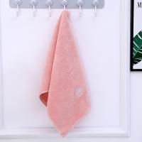 China All-aged Customized Size Embroidery Logo Cotton Towel For Men Women Soft Thickened Towels SOLID COLOR for sale