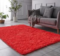 China 9mm Thick Large Fluffy Shag Living Room Area Rugs for Home Hotel Bathroom and Shower Room for sale