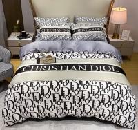 China Christmas Gift Luxury Super Soft 100% Polyester 4 Piece Bedding Set Geometric Pattern for sale