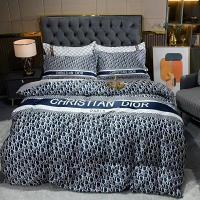 China Christmas Gift Luxury Super Soft 100% Polyester 4 Piece Bedding Set Geometric Pattern for sale