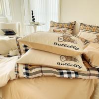 China Luxury Lattice Bear Fashion Design Duvet Cover Bed Sheets Set for Children and Adults for sale