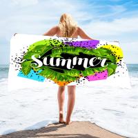 China Customizable Cartoon Printing Beach Towel and Soft Lady Design Ideal for Everyday for sale