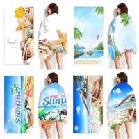 China Customizable Cartoon Printing Beach Towel and Soft Lady Design Ideal for Everyday for sale