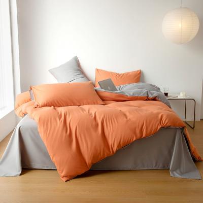 China 60 Fabric Count Washed Cotton 2024 Four-Piece Bedding Set for Your Requirements for sale