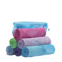 China Quick Dry and Cooling Custom Cooling Towels for Gym Sports Made of Polyester Fabric for sale