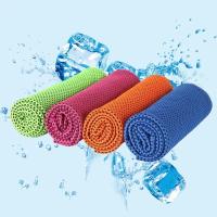 China Quick Dry and Cooling Custom Cooling Towels for Gym Sports Made of Polyester Fabric for sale