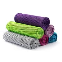 China Quick Dry and Cooling Custom Cooling Towels for Gym Sports Made of Polyester Fabric for sale