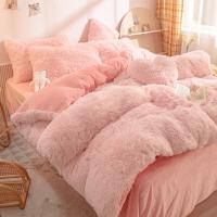 China Princess Style Custom Christmas Luxury Shaggy Flanell Warm Bedding for Autumn Winter for sale