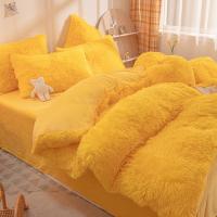 China Princess Style Custom Christmas Luxury Shaggy Flanell Warm Bedding for Autumn Winter for sale