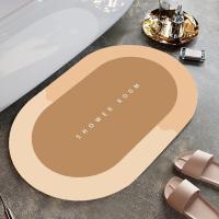 China Picture Shows Bathroom Floor Bathmat Resistant Bath Mat Rug for Custom Shower Room for sale