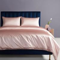China 128x68 Fabric Density 100% Pure Silk Satin Duvet Cover Set for Luxury Hotel Bedding for sale