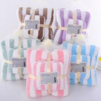 China Two-piece Absorbent Coral Fleece Bath Towel Set for in Pink Blue Green Purple or Brown for sale
