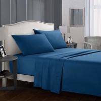 China 100% Polyester Brushed Pongee Microfiber Bed Sheet Set for Hotel All-Season Bedding for sale