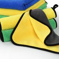 China Thick Coral Velvet Car Towel Made of Polyester Fiber for Soft and Cleaning Experience for sale