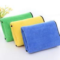China Thick Coral Velvet Car Towel Made of Polyester Fiber for Soft and Cleaning Experience for sale