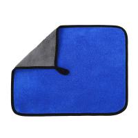 China Thick Coral Velvet Car Towel Made of Polyester Fiber for Soft and Cleaning Experience for sale