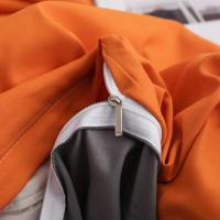 China King Size Luxury Bedding in Solid Color Linen and Microfiber Comforter European Style for sale