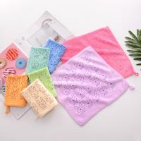 China Square Kids Bath Towel Set 3 Pcs Towels with Cartoon Rabbit Print and Polyester Fiber for sale