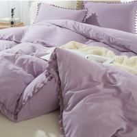 China King Size Microfiber Bedding Set with 30 Degree Washing Temperature and 40 Fabric Count for sale