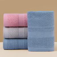 China Towel pure cotton absorbent thickened soft plain gift household face towel cotton for sale