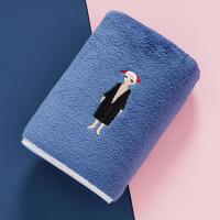 China Microfiber Material Option Luxury Customize Logo Embroidery Hotel Bath Towel Gift Set for sale