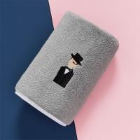 China Microfiber Material Option Luxury Customize Logo Embroidery Hotel Bath Towel Gift Set for sale