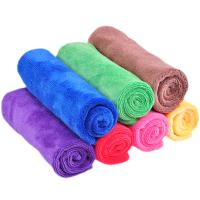 China Logo Accepted Coral Fleece Thicken Quick Dry Towel for Car and Bath Cleaning ALL AGE for sale