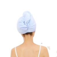 China Customized Printing Designs Elastic Microfiber Turban Towel Wrap for Hair Shower Drying for sale