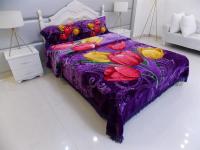 China Upgrade Your Bedding with Customizable Cotton Filling Set and Super Soft Fluffy Blanket for sale