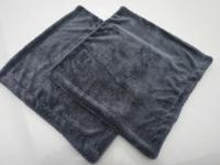 China Customized Color Spun-place Technology Microfiber Plush Twist Towels for Car Seat Drying for sale