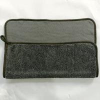 China Customized Color Spun-place Technology Microfiber Plush Twist Towels for Car Seat Drying for sale