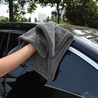 China Customized Color Spun-place Technology Microfiber Plush Twist Towels for Car Seat Drying for sale