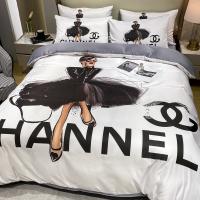 China 200TC All-Season Luxury Bed Sheets King Size Bedding Set with Fashion Name Design for sale