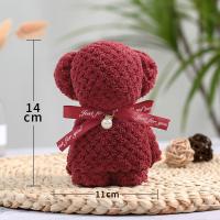 China Pineapple Bear Towel Solid Color Cute Rabbit Bear Shaped Coral Fleece Hand Towel for Home for sale