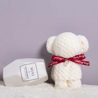 China Pineapple Bear Towel Solid Color Cute Rabbit Bear Shaped Coral Fleece Hand Towel for Home for sale