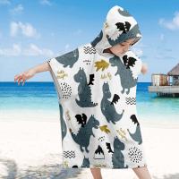 China Animal Print Pattern Microfiber Beach Towel for Kids Sunscreen Protection and Comfort for sale
