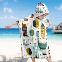 China Animal Print Pattern Microfiber Beach Towel for Kids Sunscreen Protection and Comfort for sale