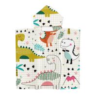 China Animal Print Pattern Microfiber Beach Towel for Kids Sunscreen Protection and Comfort for sale