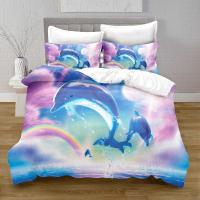 China Customization 400TC 3D Printing Polyester Cotton Bedding Sets in 200*200 Fabric Density for sale