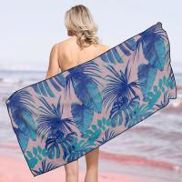 China Custom Microfiber Outdoor Beach Towel with QUICK-DRY Absorbency and Printed Design for sale