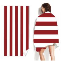China Custom Design Microfiber Beach Towel Fast Shipping Large Size Ideal for Summer Sports for sale