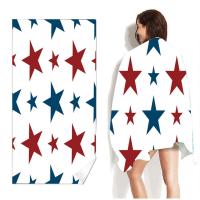 China Custom Design Microfiber Beach Towel Fast Shipping Large Size Ideal for Summer Sports for sale