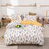 China 100% Cotton Air-permeable Plant Pattern Juego De Sabanas De Algodon Customized Comforter for sale