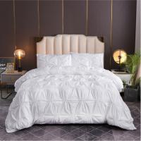 China 100% Polyester Solid Color Fern Flower Craft Duvet Bedding Set for Homeuse Plain Style for sale