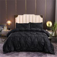 China 100% Polyester Solid Color Fern Flower Craft Duvet Bedding Set for Homeuse Plain Style for sale