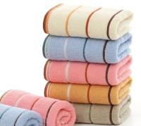 China ALL Age Group 70*140cm Pure Cotton Large Bath Towel with Excellent Water Absorption for sale