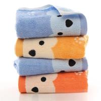 China Hotel and Traveling Necessity Bamboo Fiber Towel with Adorable Cartoon Animal Design for sale