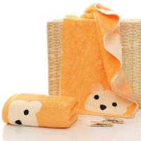 China Hotel and Traveling Necessity Bamboo Fiber Towel with Adorable Cartoon Animal Design for sale