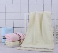China Customizable Absorbent Cotton Towels for All Ages in Home and Hotels Custom Logo for sale